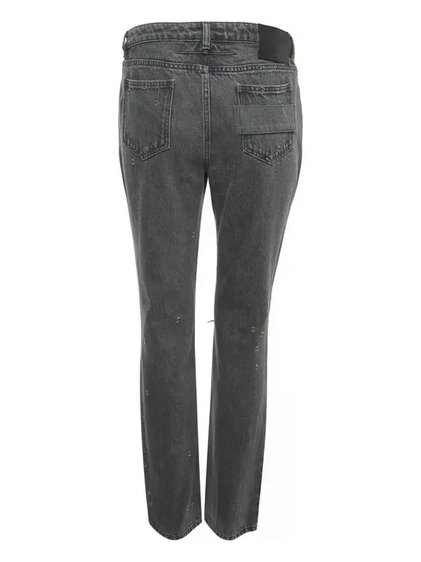 Givenchy Distressed Denim Straight Leg Jeans