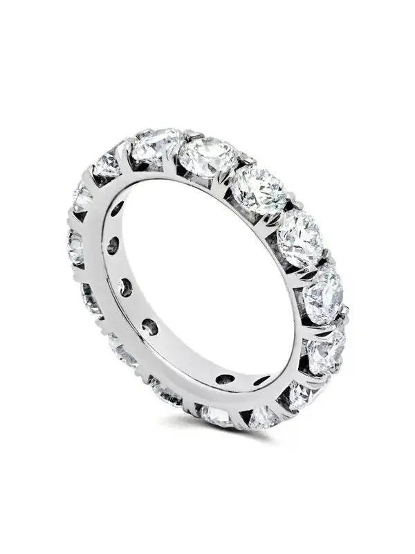 JEWELS AFICIONADO Platinum Eternity Diamond Ring