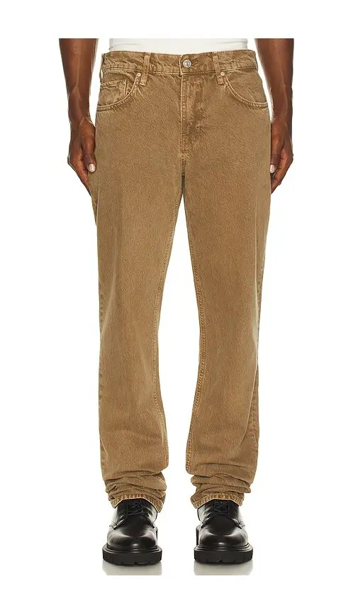 Paige Normandie Straight Leg Jeans - Brown