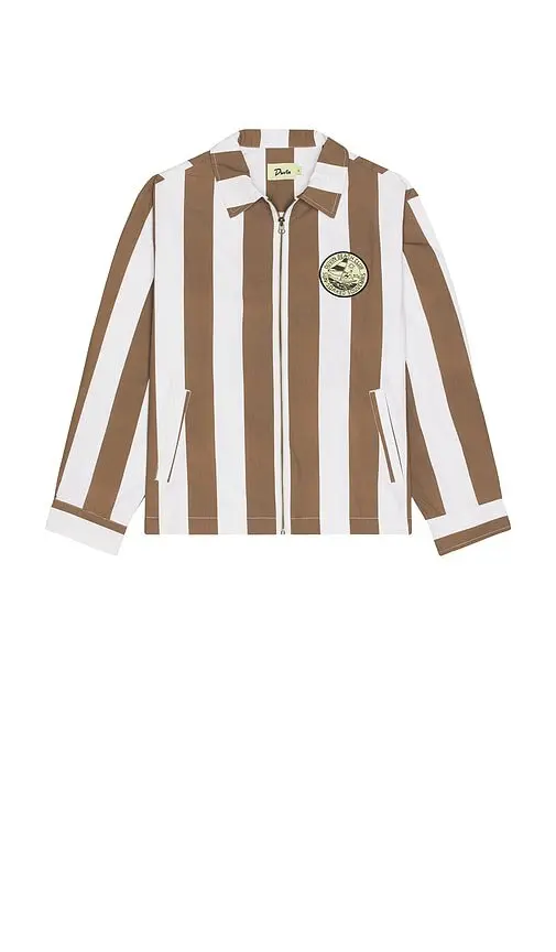 DUVIN DESIGN Striped Poplin Jacket