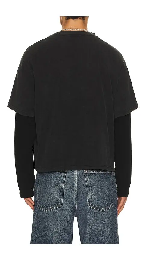 DRMERS CLUB Polaris Layered Tee In . Also - Black