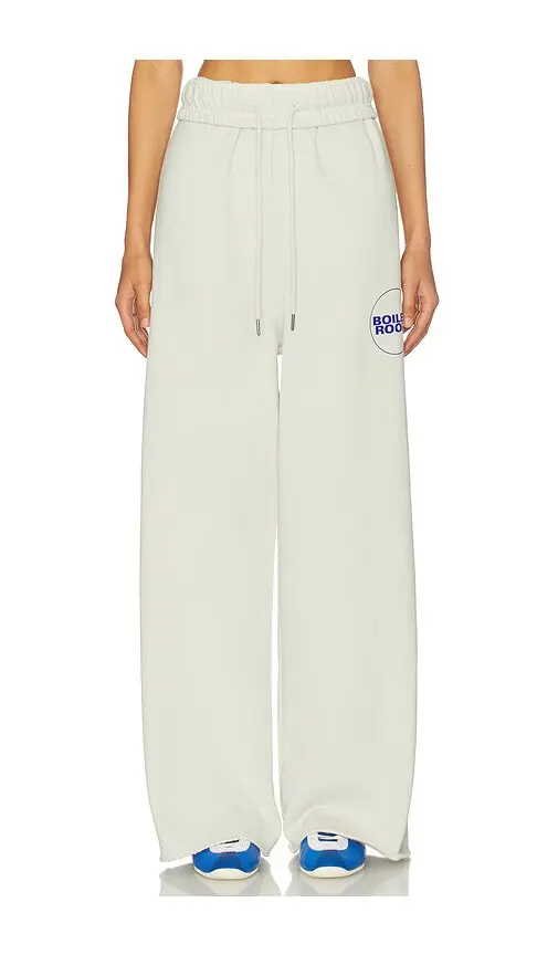 BOILER ROOM Wide Leg Sweatpants - Grey
