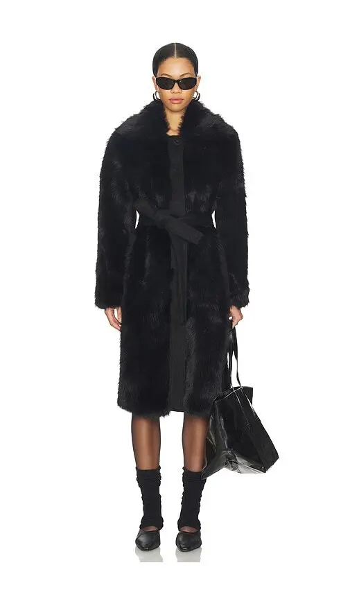 LA LIGNE Alpine Coat - Black