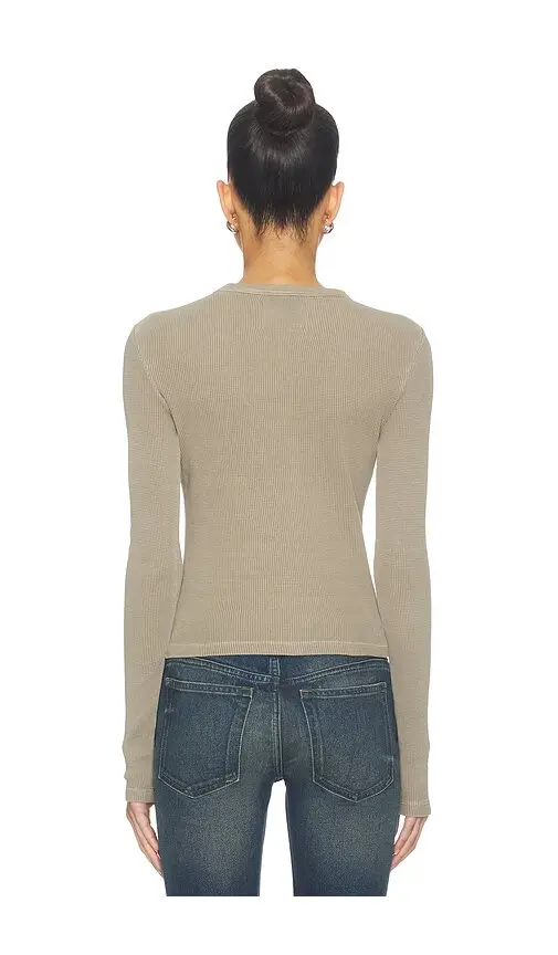 Citizens Of Humanity Pillar Waffle Crewneck Top
