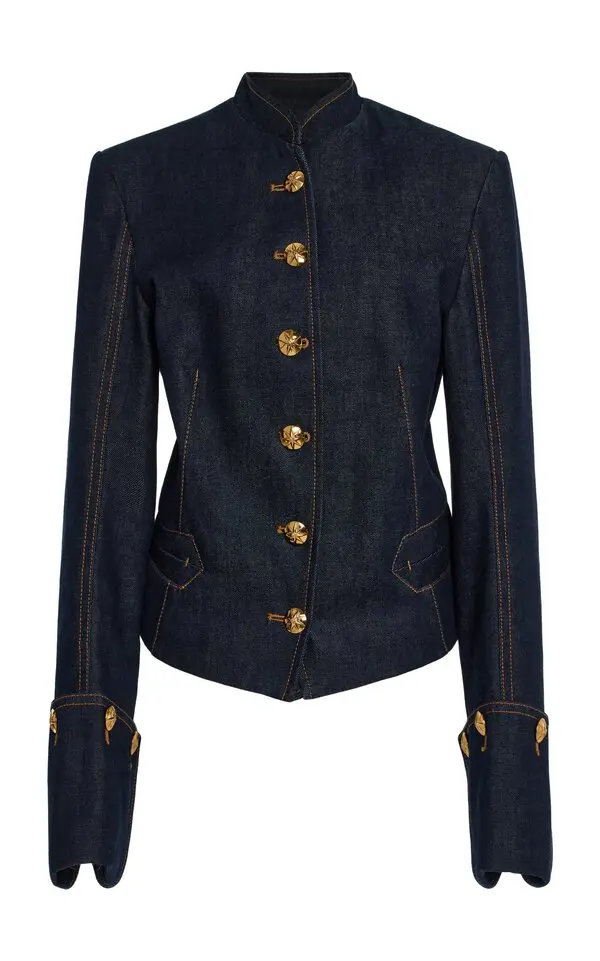 Zimmermann Rebellion Denim Jacket - Blue