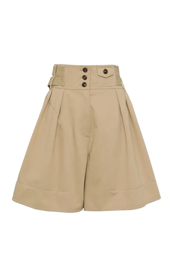 Zimmermann Cotton Cargo Shorts - Neutral