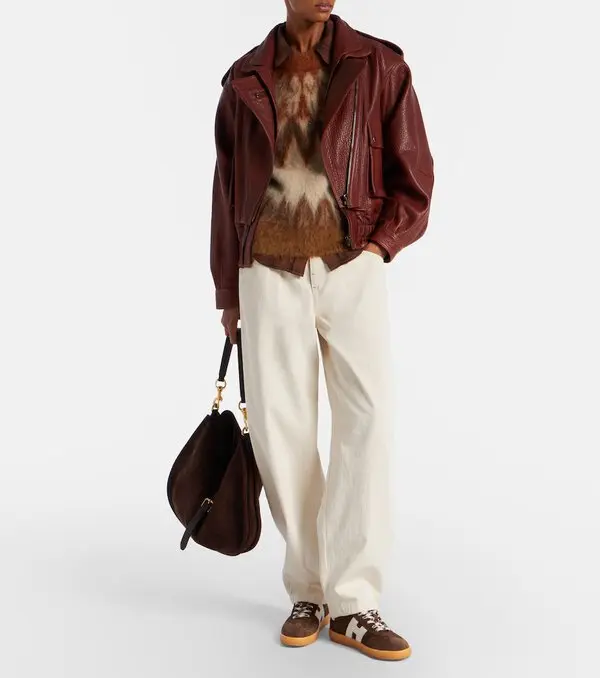 Hogan Suede Sneakers - Brown
