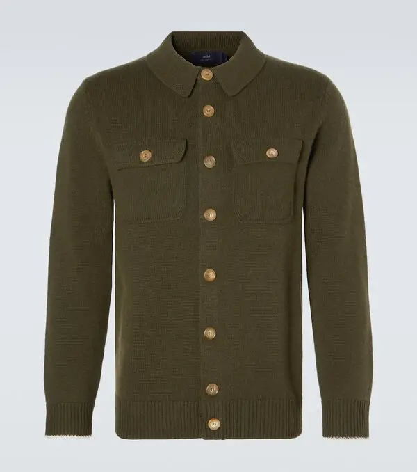 Arch4 Cashmere Button-front Cardigan - Brown