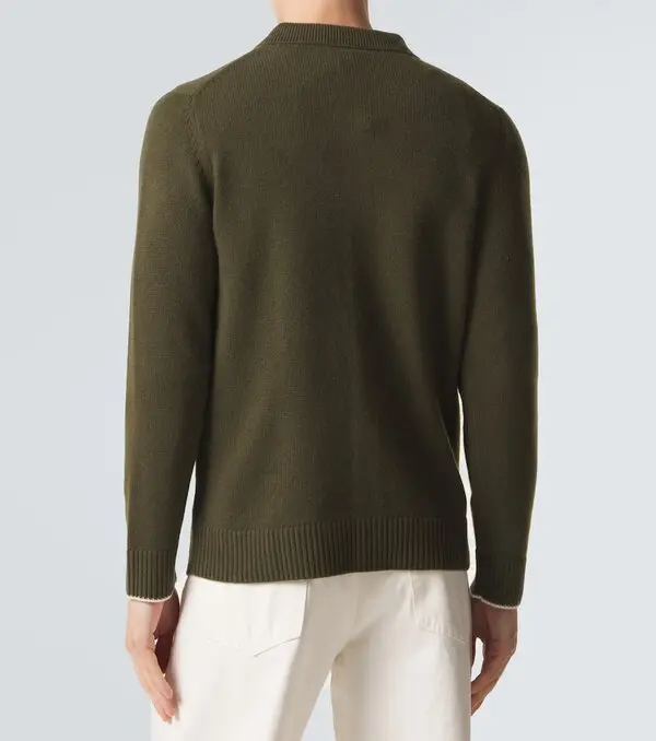 Arch4 Cashmere Button-front Cardigan - Brown