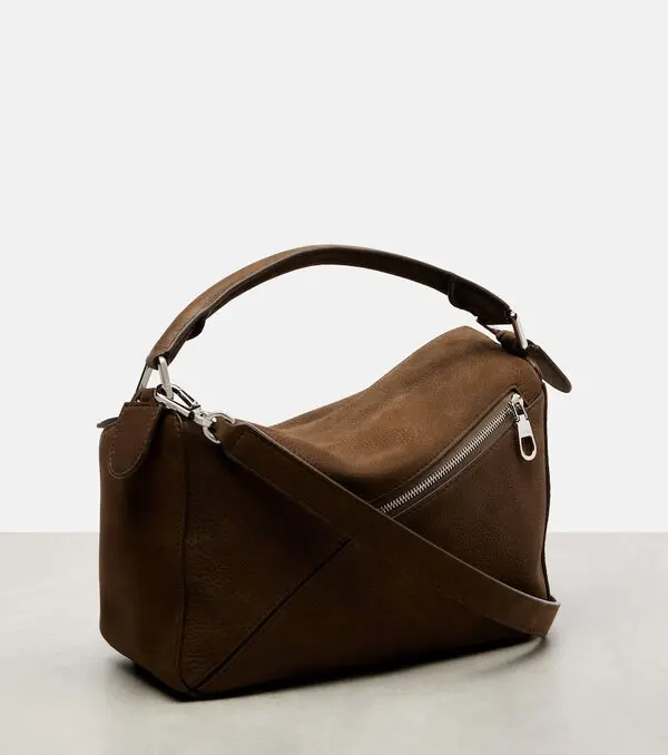 Loewe Puzzle Small Leather Top-handle Bag - Brown