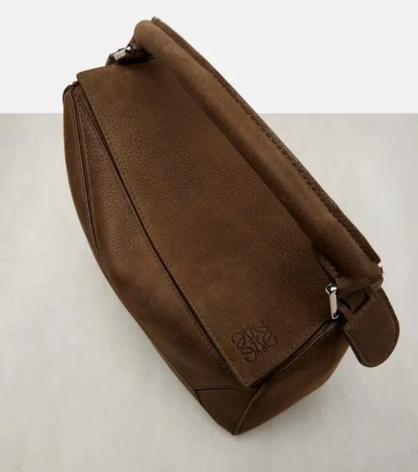 Loewe Puzzle Small Leather Top-handle Bag - Brown