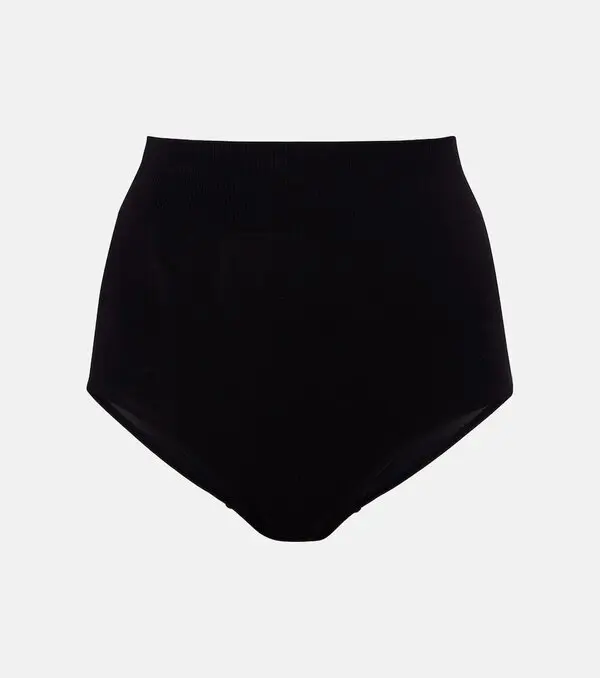 Wolford Knitted High-rise Shorts - Black