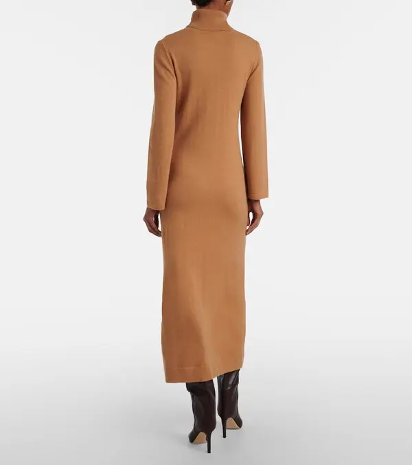 Rixo Elliette Wool And Cashmere Midi Dress