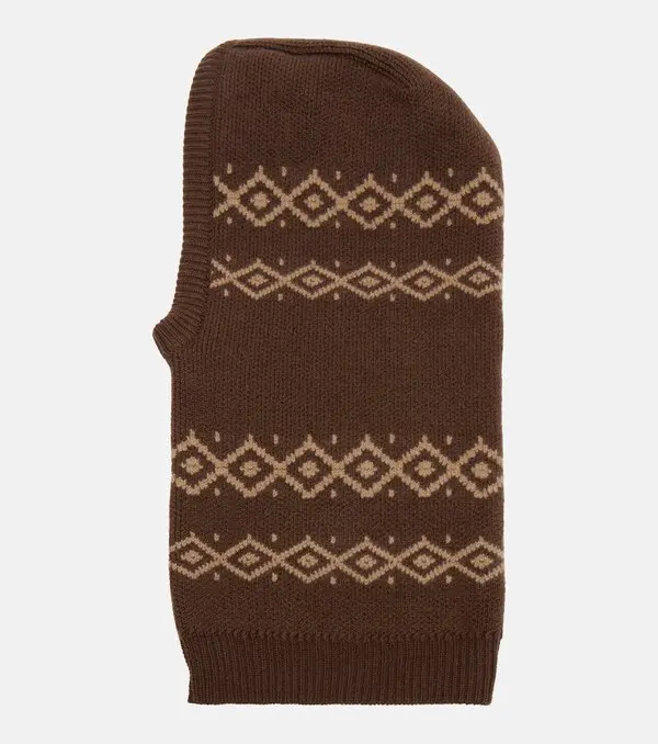 Magda Butrym Wool Hood - Brown
