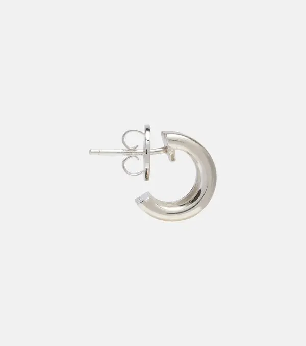 DEHANCHE Hollyhock Sterling Hoop Earrings - Silver