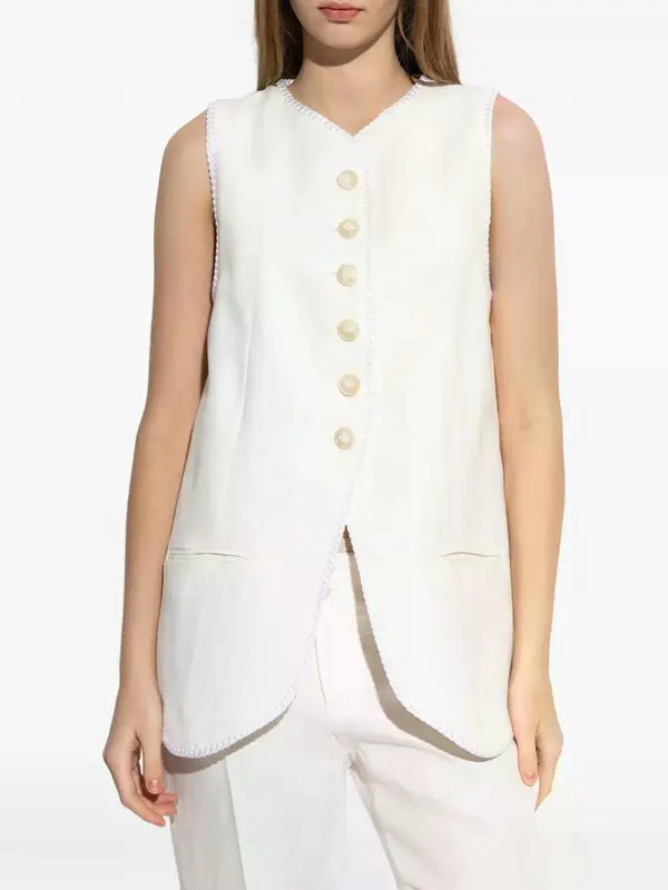 Etro Sleeveless Button-fastening Waistcoat