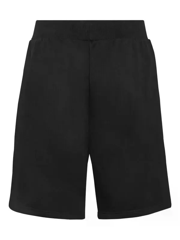 PLEIN SPORT Claw Mark Design Shorts - Black