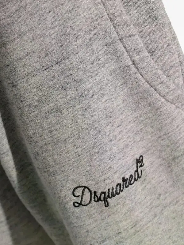 Dsquared2 Embroidered Cotton Track Shorts