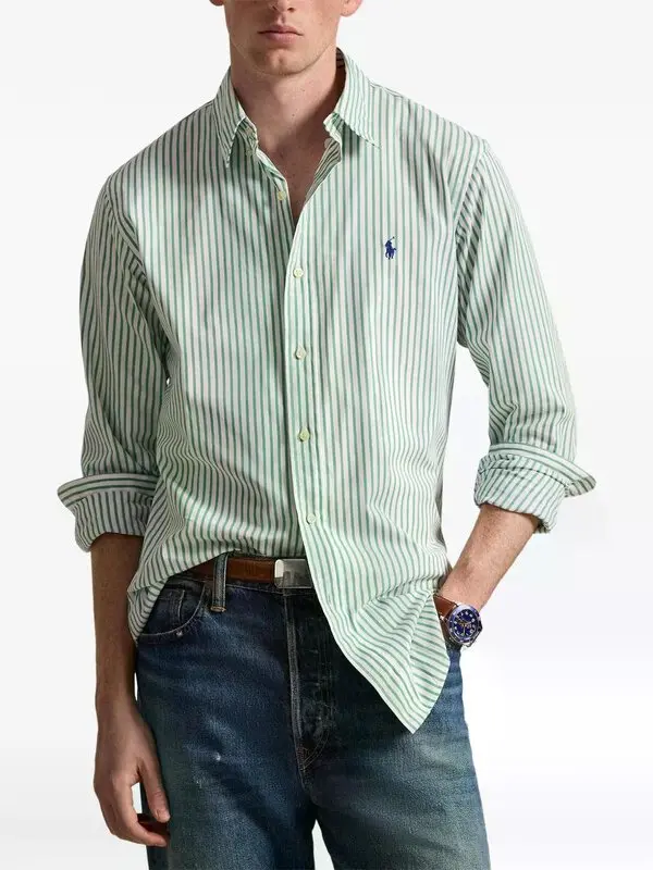 Polo Ralph Lauren Long-sleeve Striped Shirt - White