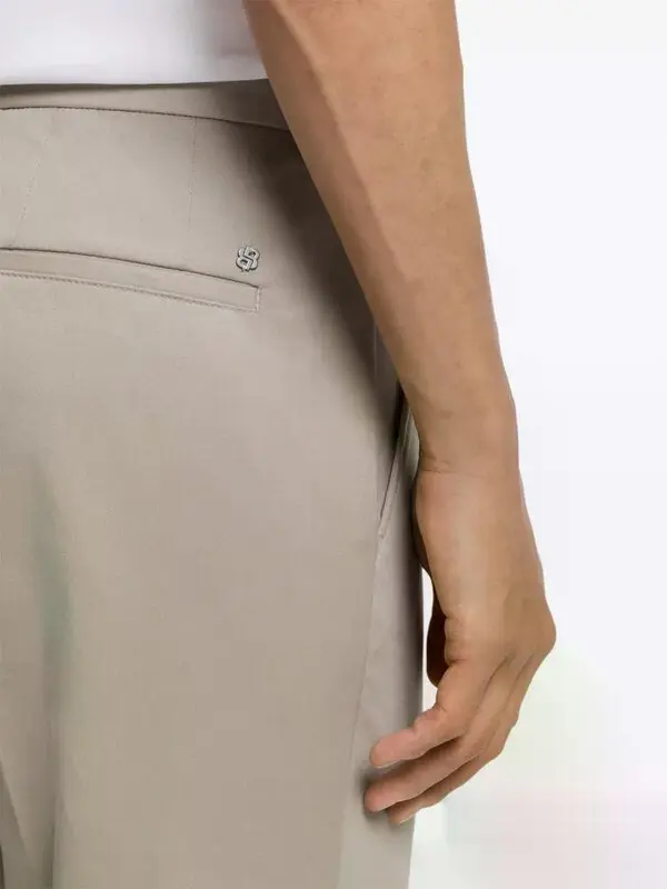 BOSS Cuffed Trousers - Neutrals