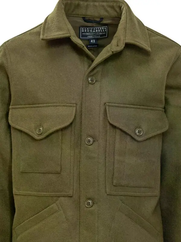 CECCARELLI Front-pockets Jacket - Green
