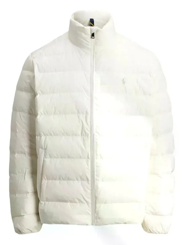 Polo Ralph Lauren Quilted Padded Jacket With High Neck - Neutrals