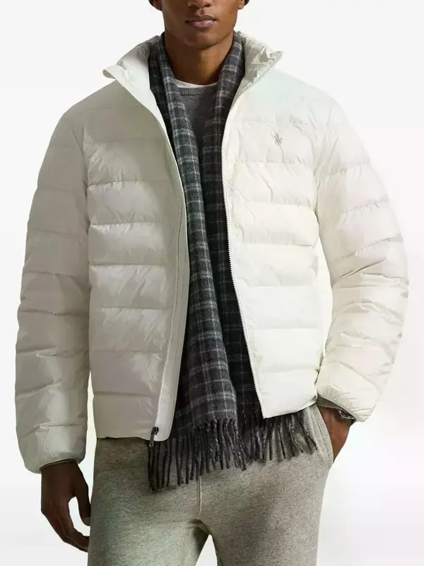Polo Ralph Lauren Quilted Padded Jacket With High Neck - Neutrals