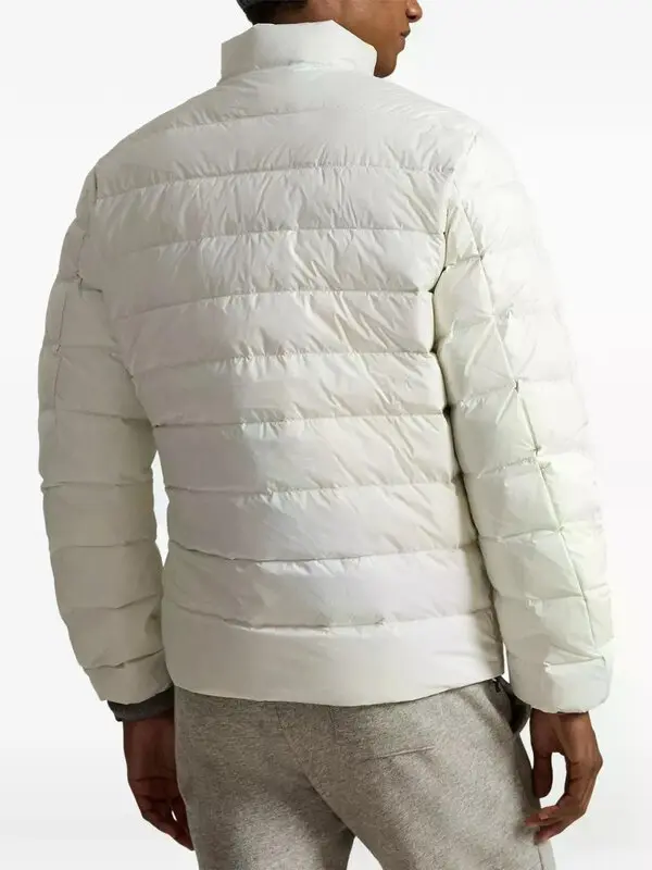 Polo Ralph Lauren Quilted Padded Jacket With High Neck - Neutrals