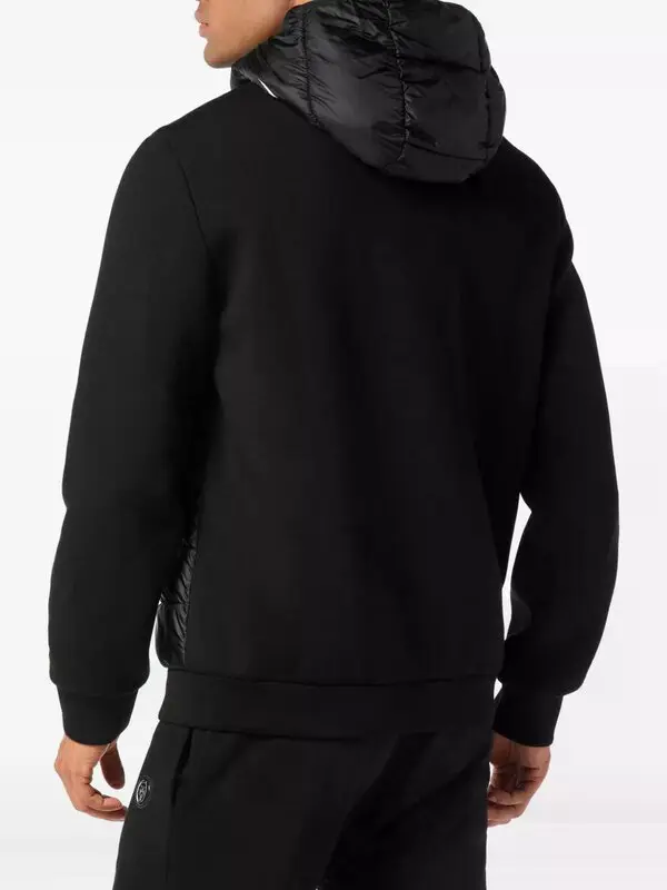 PLEIN SPORT Quilted Hooded Jacket