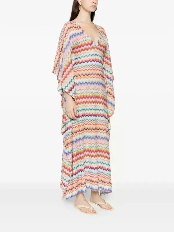 Missoni Chevron V-neck Maxi Dress