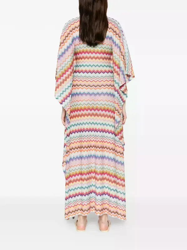 Missoni Chevron V-neck Maxi Dress