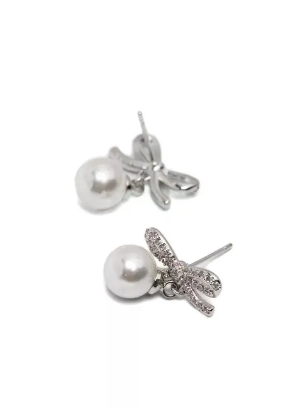 SELF-PORTRAIT Bow Drop Earrings