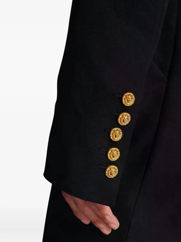 Balmain Grain-de-poudre Crop Jacket