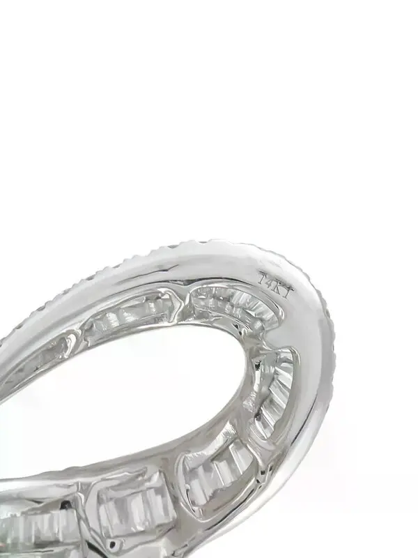 LB EXCLUSIVE 14k White Gold Diamond Band Ring
