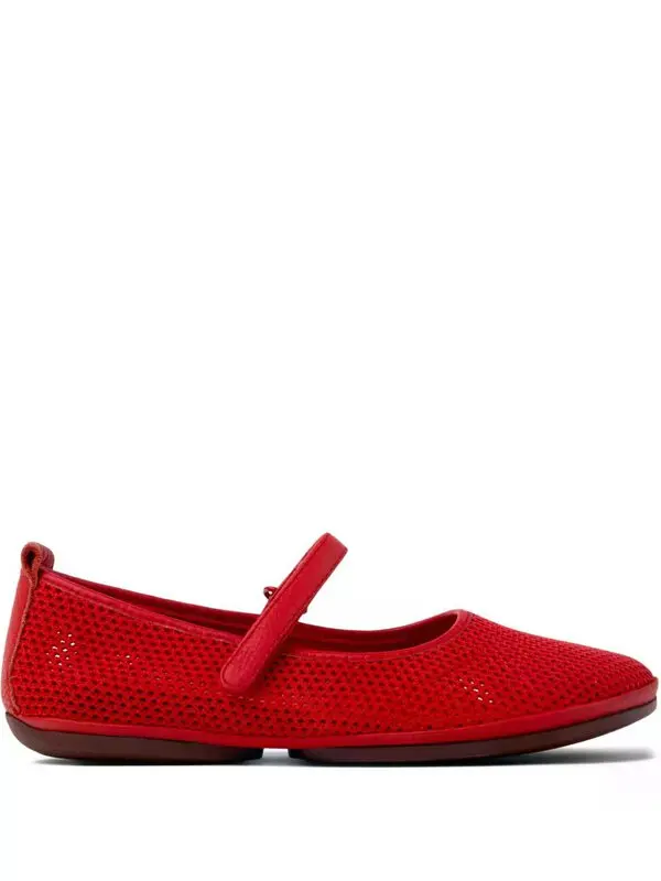 Camper Right Nina Strappy Ballet Flats - Red
