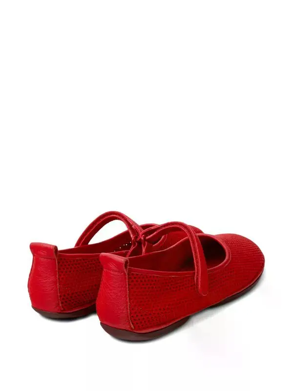 Camper Right Nina Strappy Ballet Flats - Red