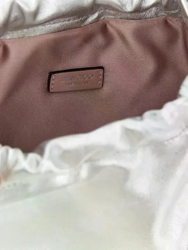 JIMMY CHOO Mini Drawstring Tote Bag