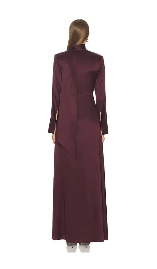 SRG Irina Silk Maxi Dress - Wine