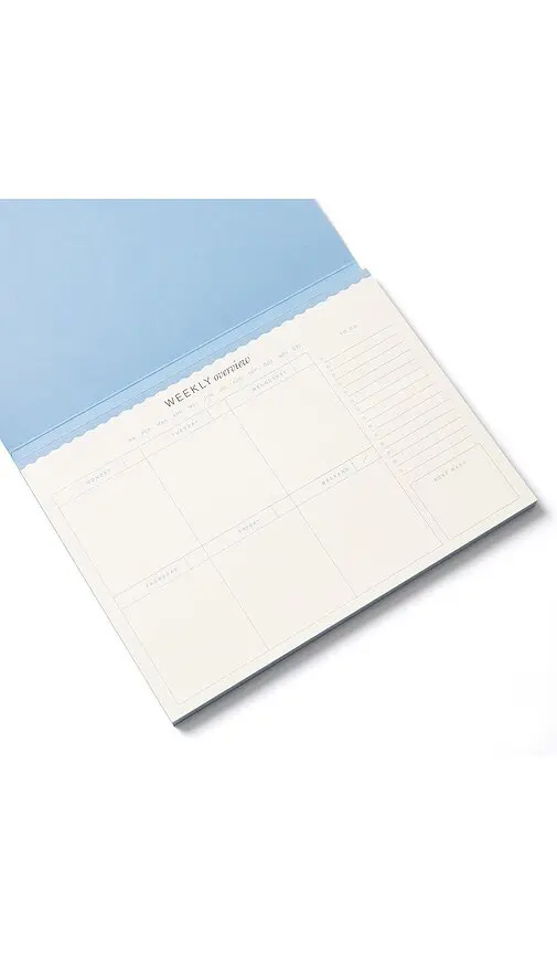 Papier Floral Checkerboard Undated Weekly Desk Planner