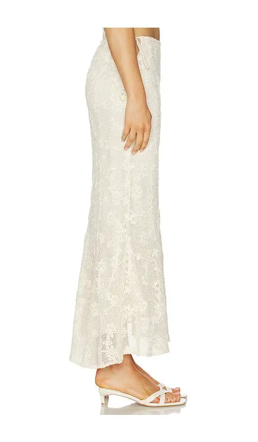 KULANI KINIS Lace Side Tie Maxi Skirt