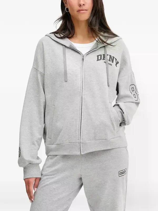 Dkny Hooded Zip-up Pyjama Set