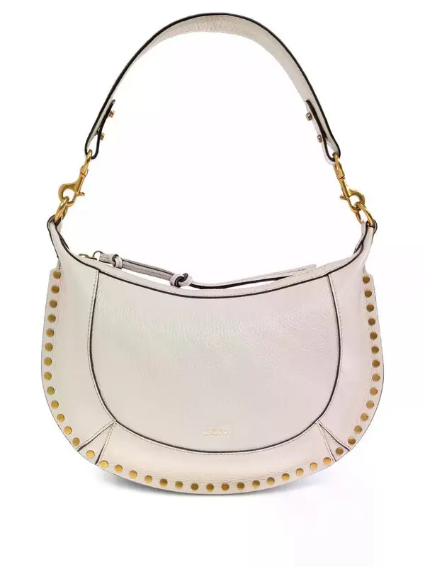 Isabel Marant Étoile Naoko Studded Leather Shoulder Bag - Neutrals