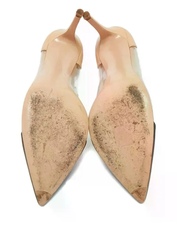 GIANVITO ROSSI Two-tone Panelled Pumps