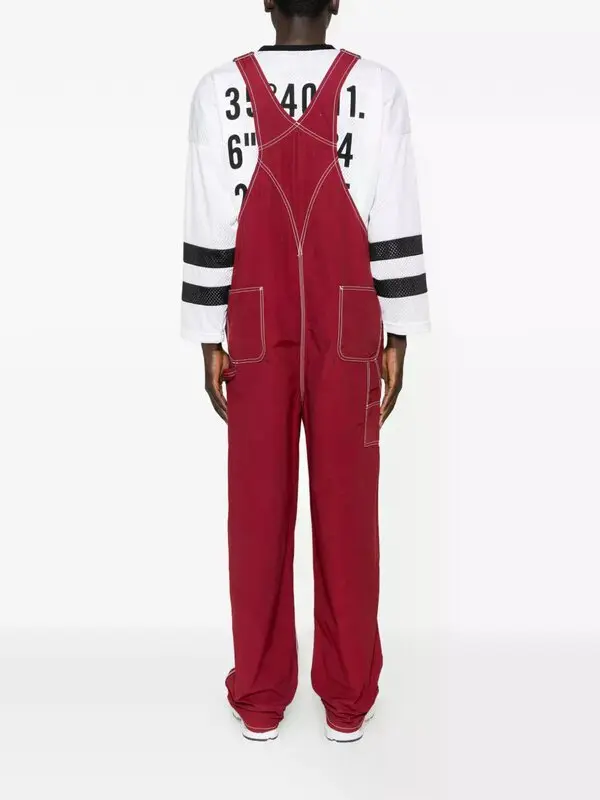 NAPAPIJRI Contrast-stitching Jumpsuit - Red