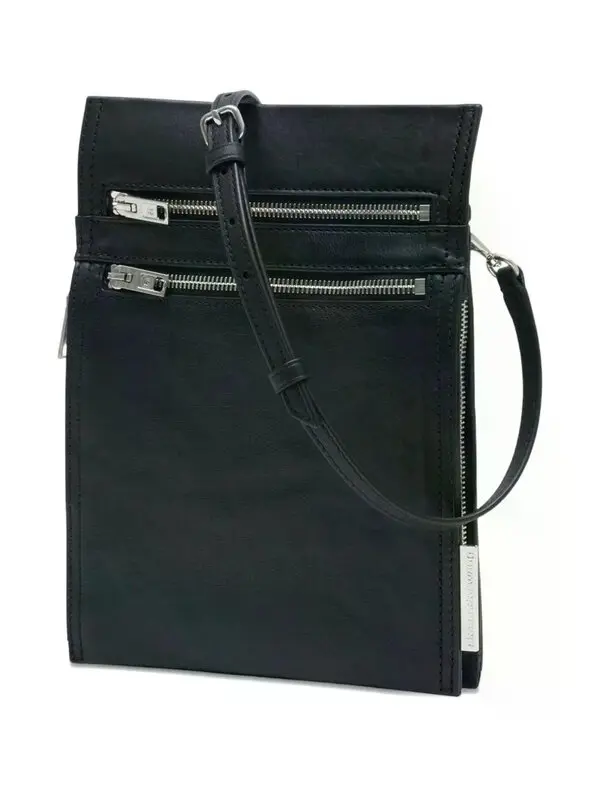 Alexander Wang Axis Crossbody Pouch In Leather