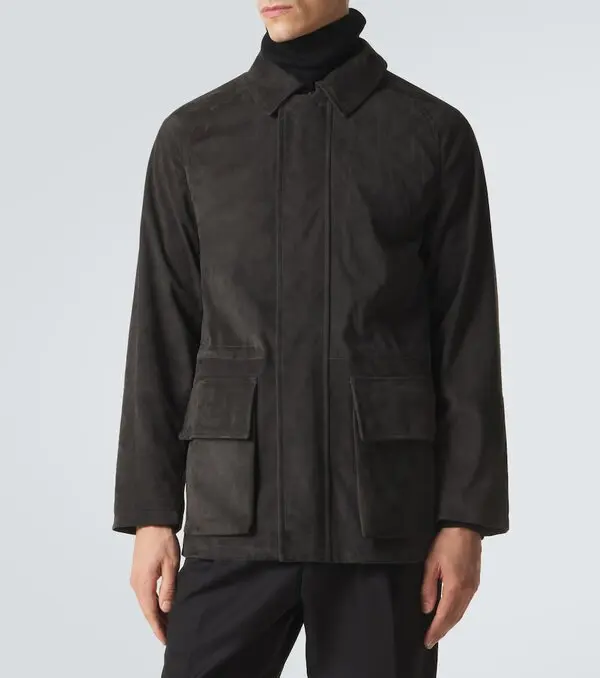 SAMAN AMEL City Suede Jacket