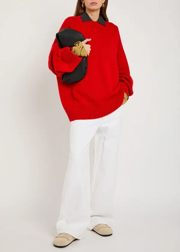THE ELDER STATESMAN Cashmere Mock-neck Jumper