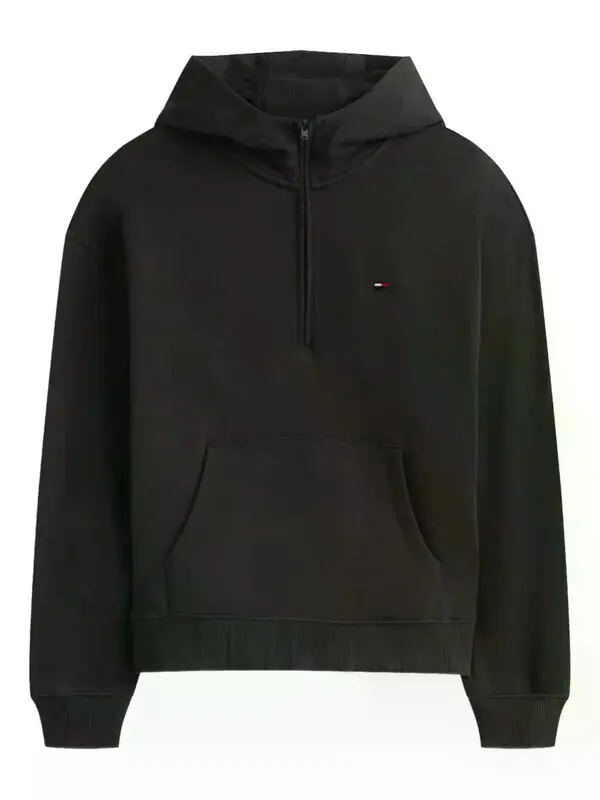 Tommy Hilfiger Half-zip Hoodie - Black