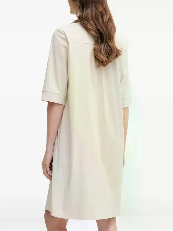 Joseph Ribkoff V-neck Polo Dress With Elbow Sleeves
