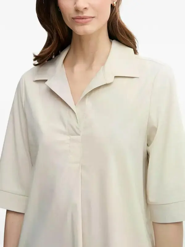 Joseph Ribkoff V-neck Polo Dress With Elbow Sleeves